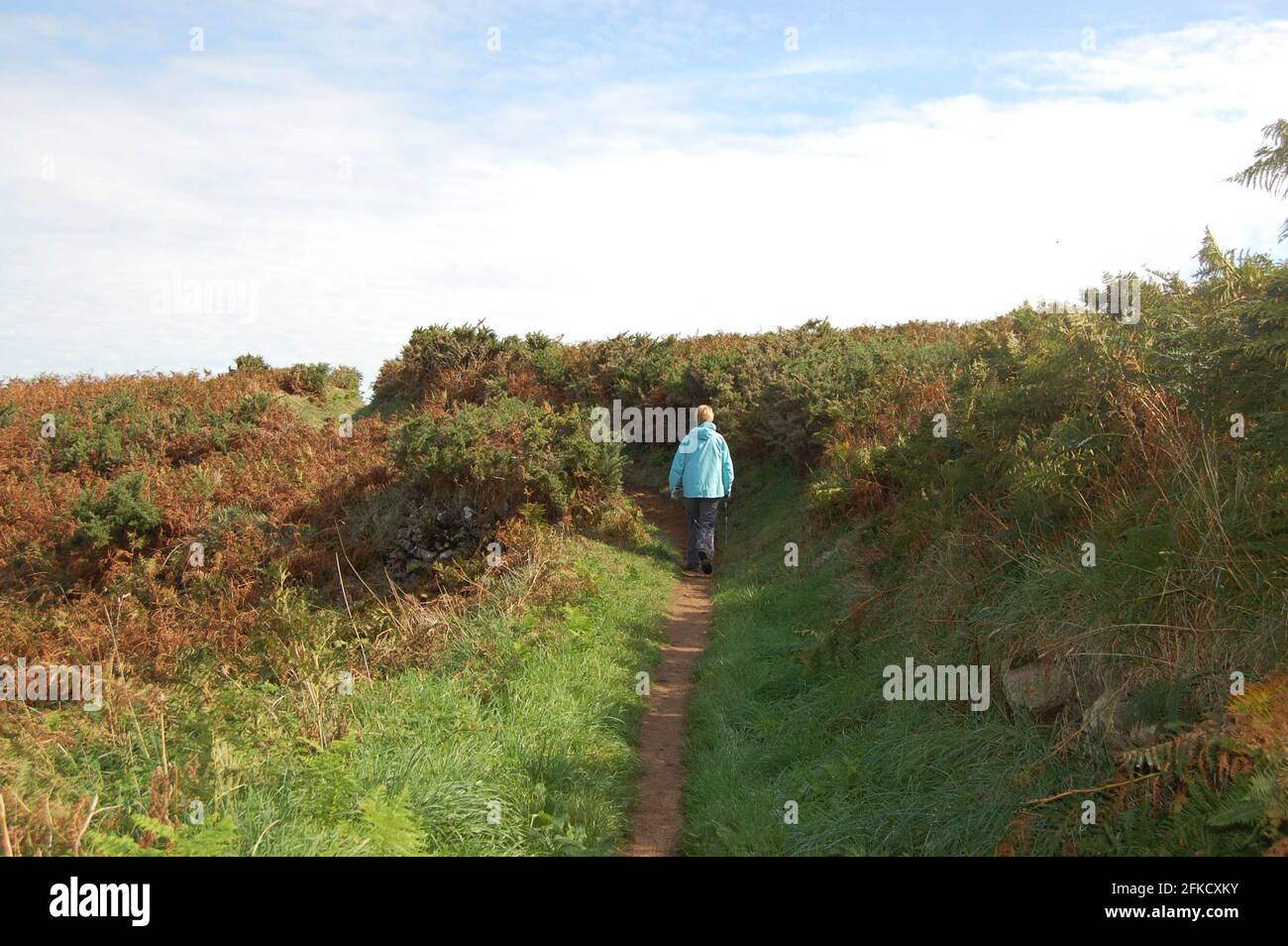 Walking in Jersey Stock Photo - Alamy