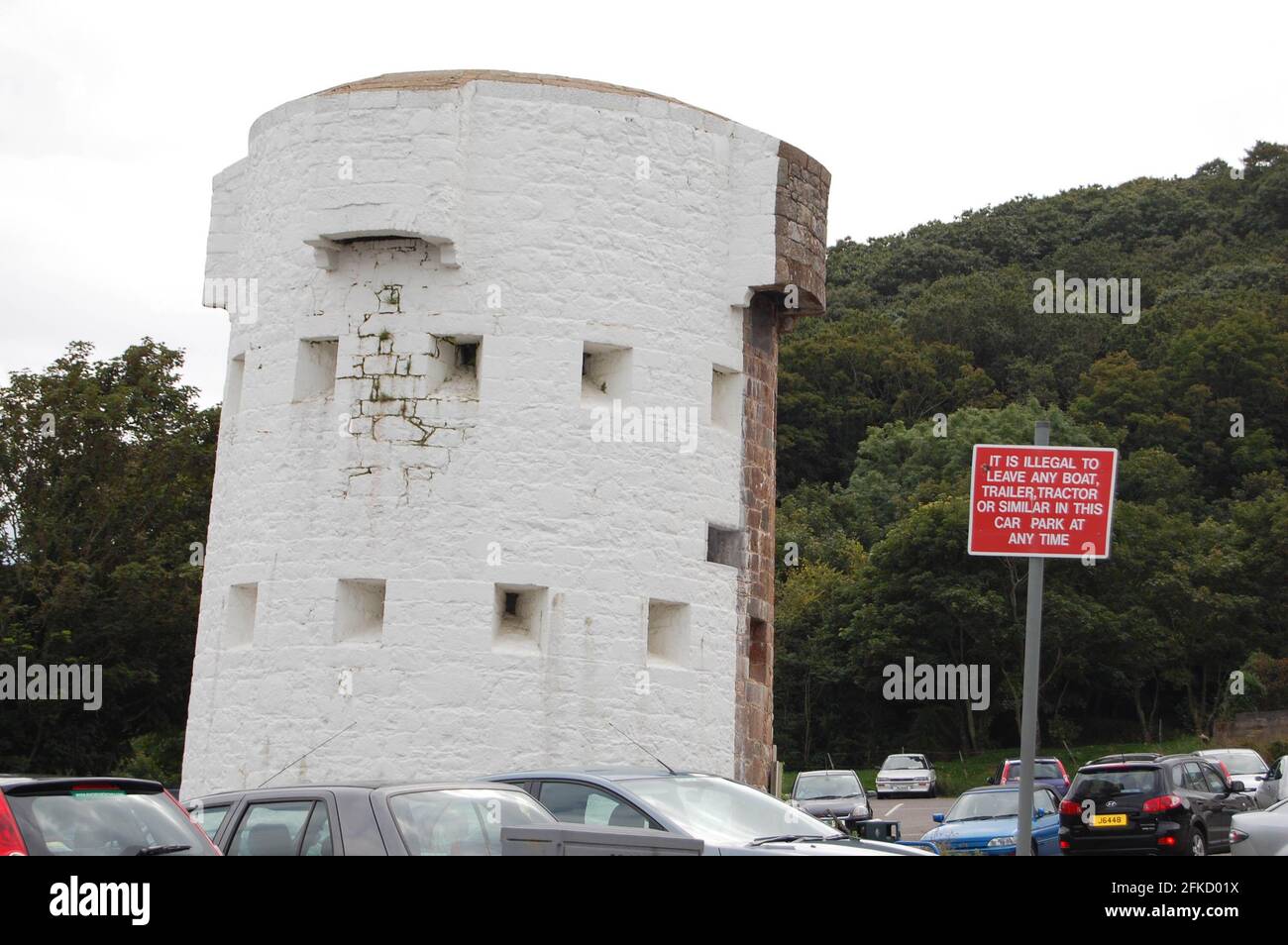 Small fort and sign Jersey history historic keep holes arrow hole ...