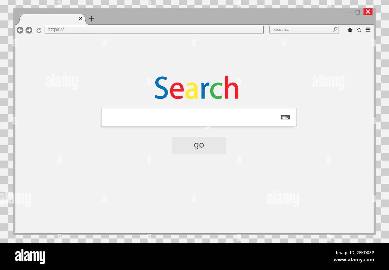 Google search bar icon Stock Vector Images - Alamy
