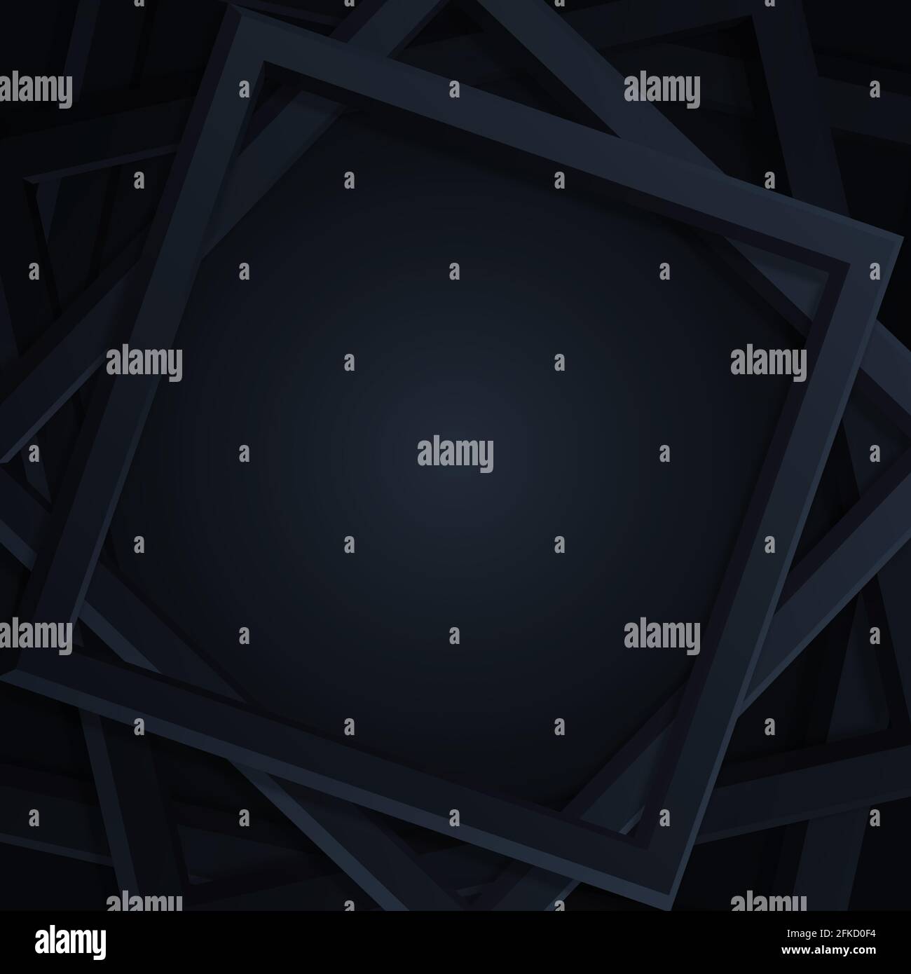 Abstract dark rectangle frame overlapping layer background. Vector ...