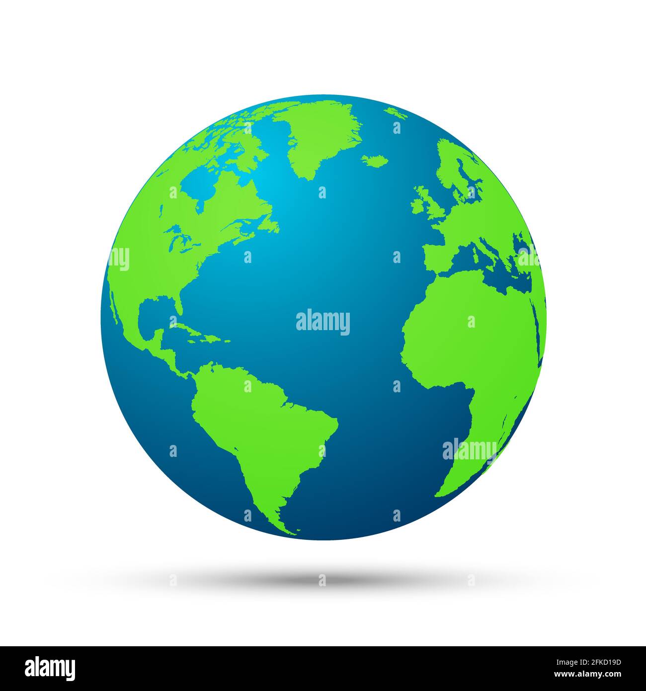 World Globe Map Vector