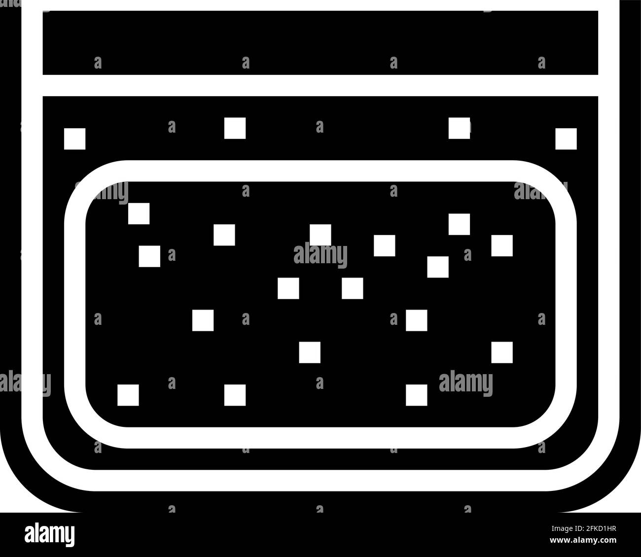 cheesemaking factory equipment glyph icon vector illustration Stock ...
