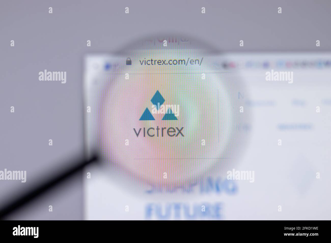 Victrex logo hi-res stock photography and images - Alamy