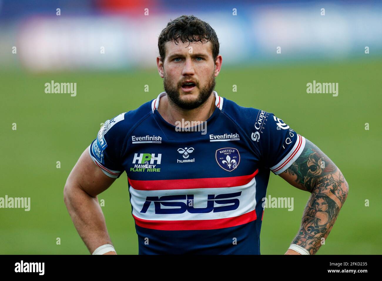 Jay Pitts (14) of Wakefield Trinity during the game Stock Photo - Alamy