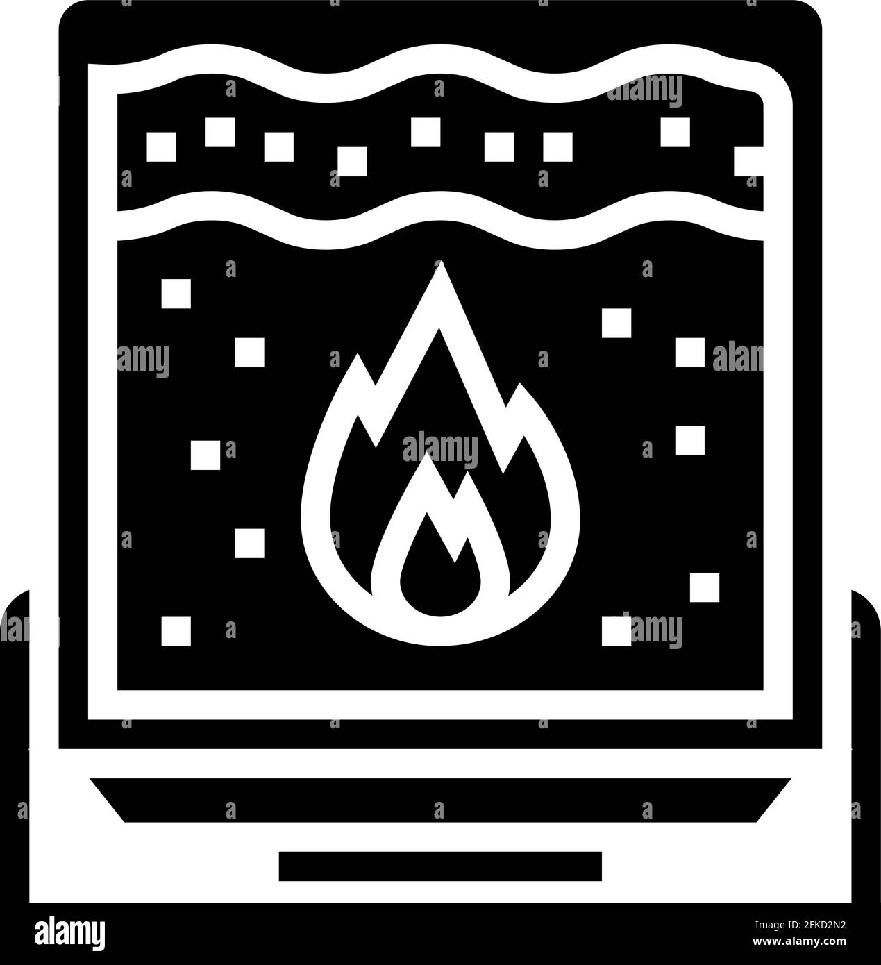 scalding cheese equipment glyph icon vector illustration Stock Vector ...