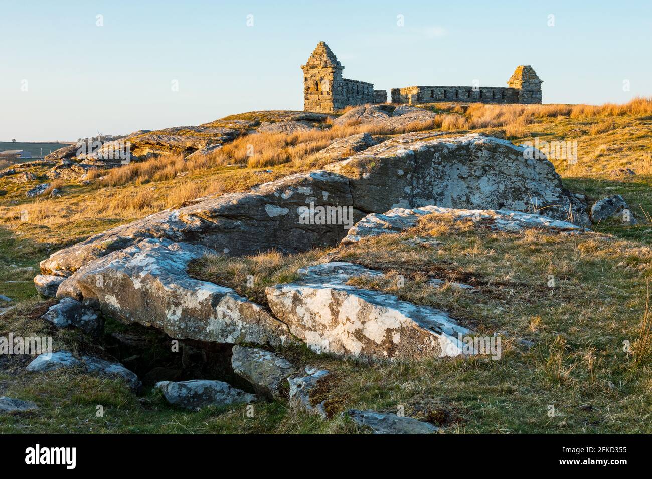 Codger Fort.. A Folly Stock Photo - Alamy