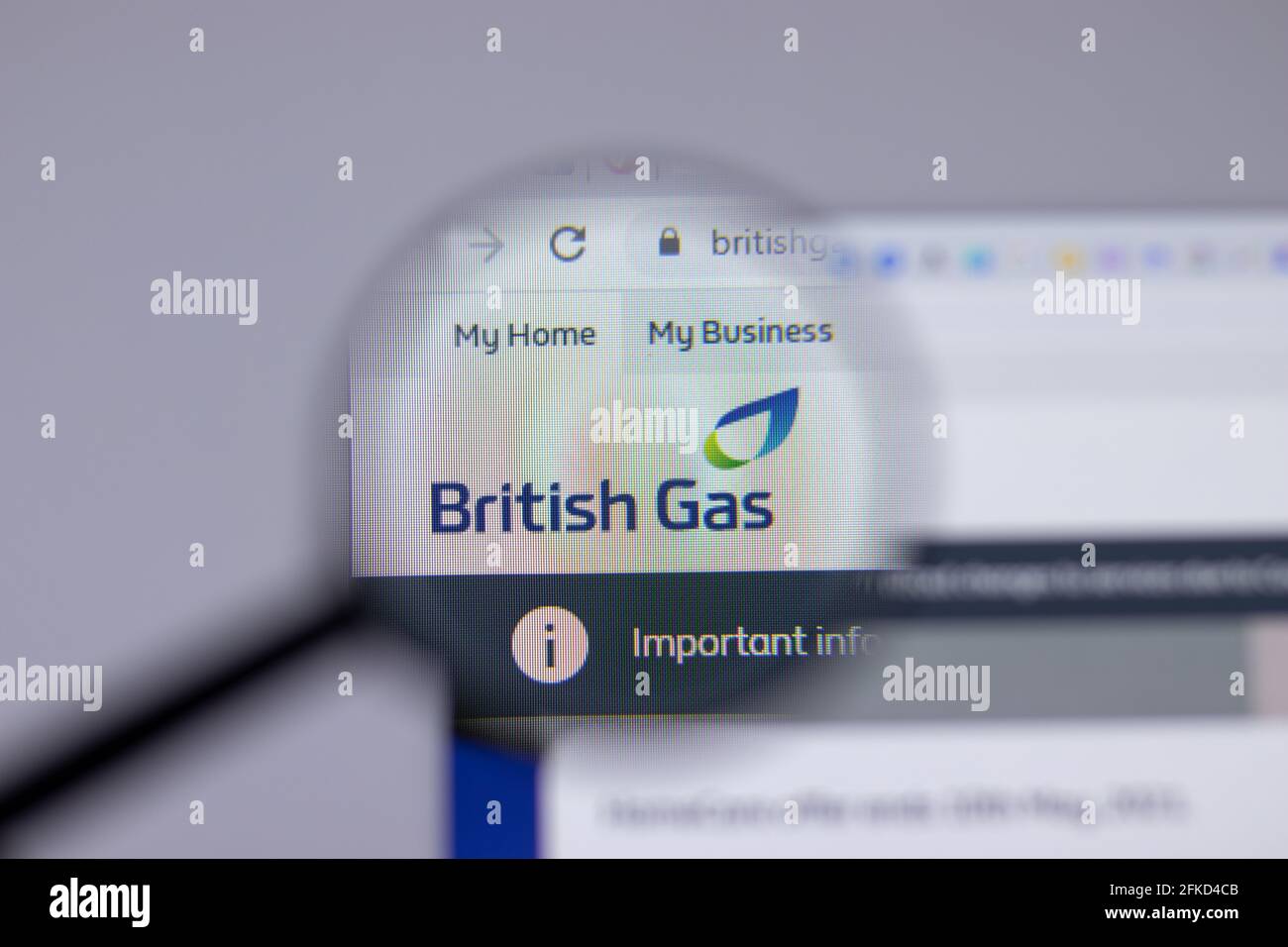 British gas logo hi-res stock photography and images - Alamy