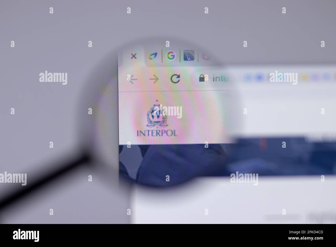 Logo interpol hi-res stock photography and images - Alamy