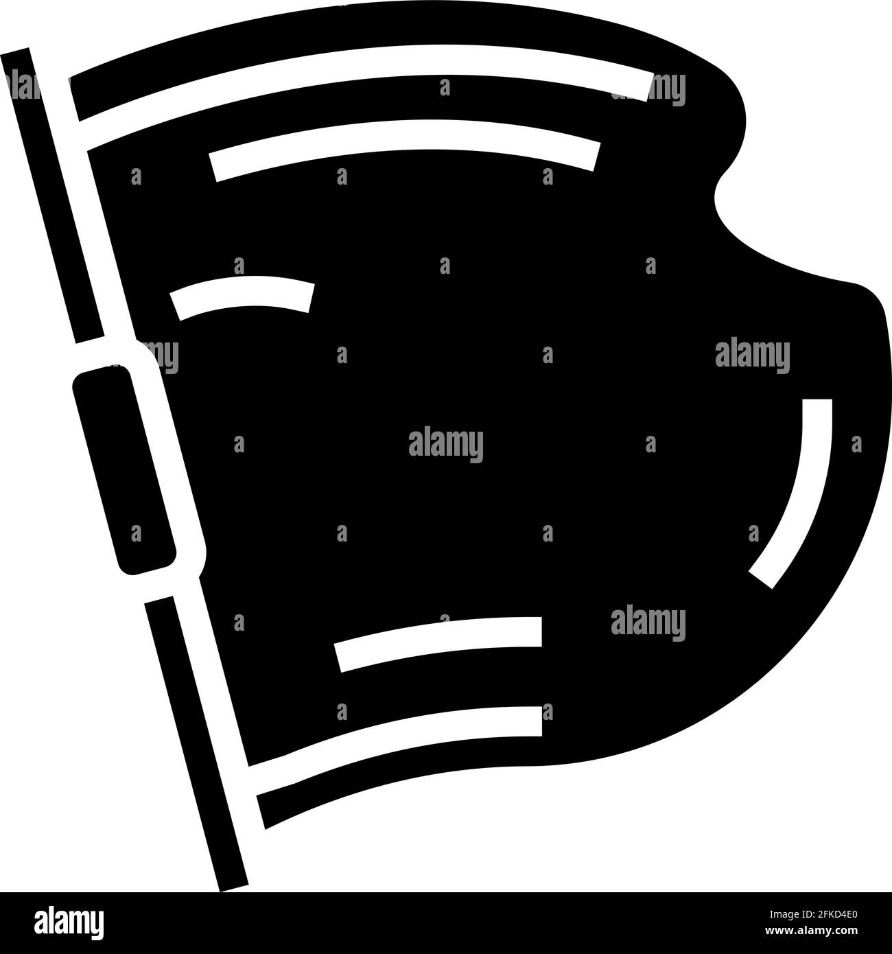 concrete building material glyph icon vector illustration Stock Vector ...