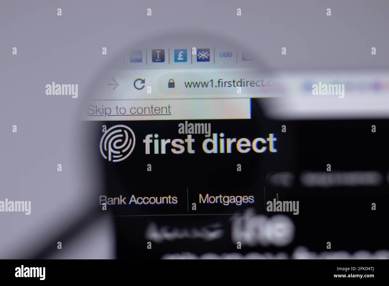 First direct logo hi-res stock photography and images - Alamy