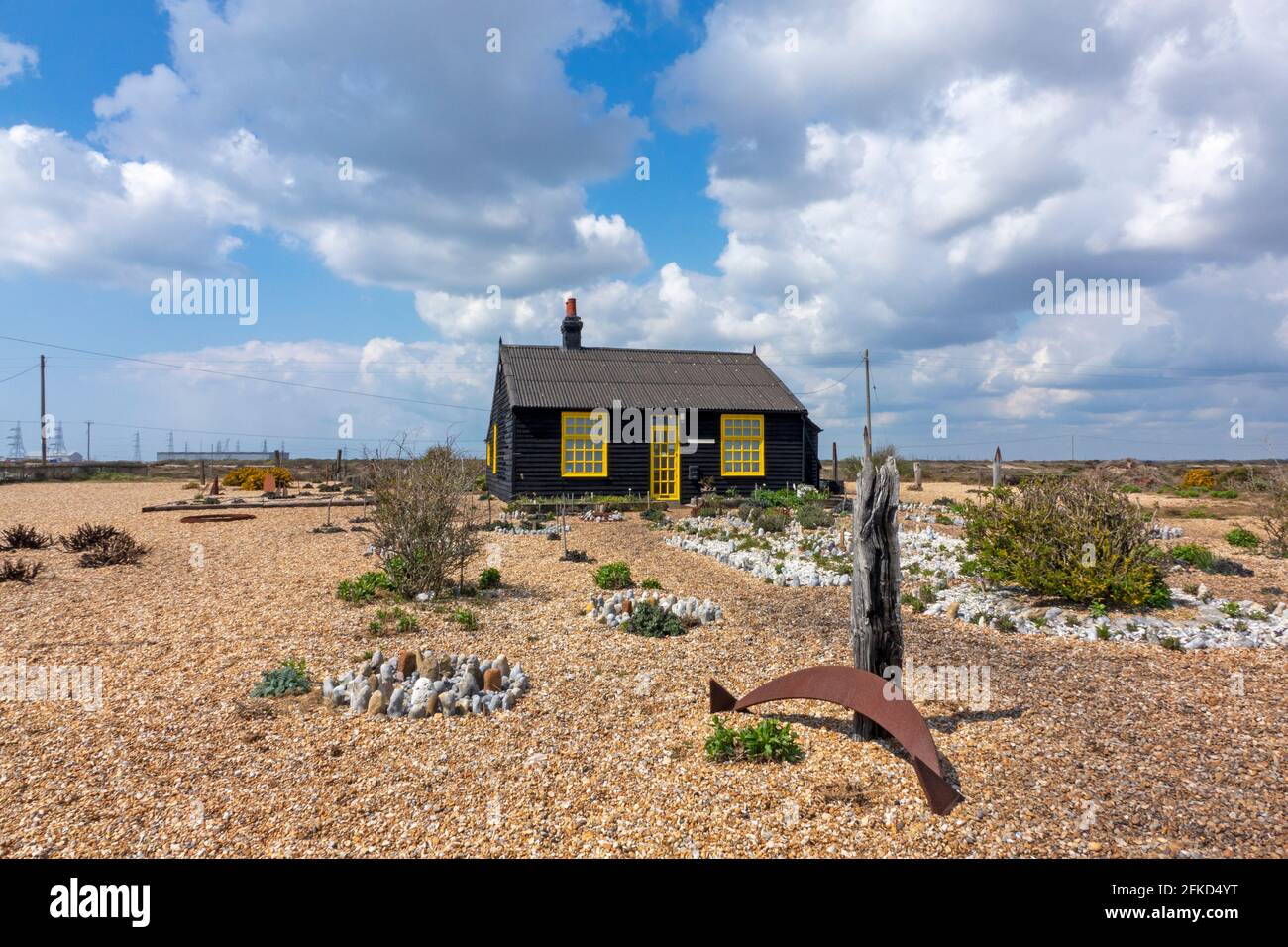 Prospect Cottage, Dungeness, the shingle garden created by the late ...