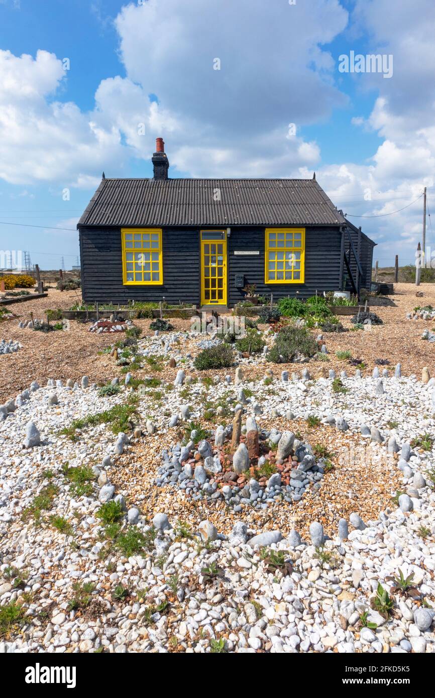 Prospect Cottage, Dungeness, the shingle garden, created by the late ...
