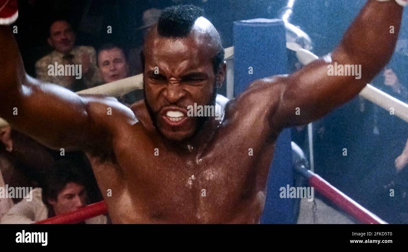 USA. Mr. T in a scene from (C) MGM/UA film: Rocky III (1982). Plot ...