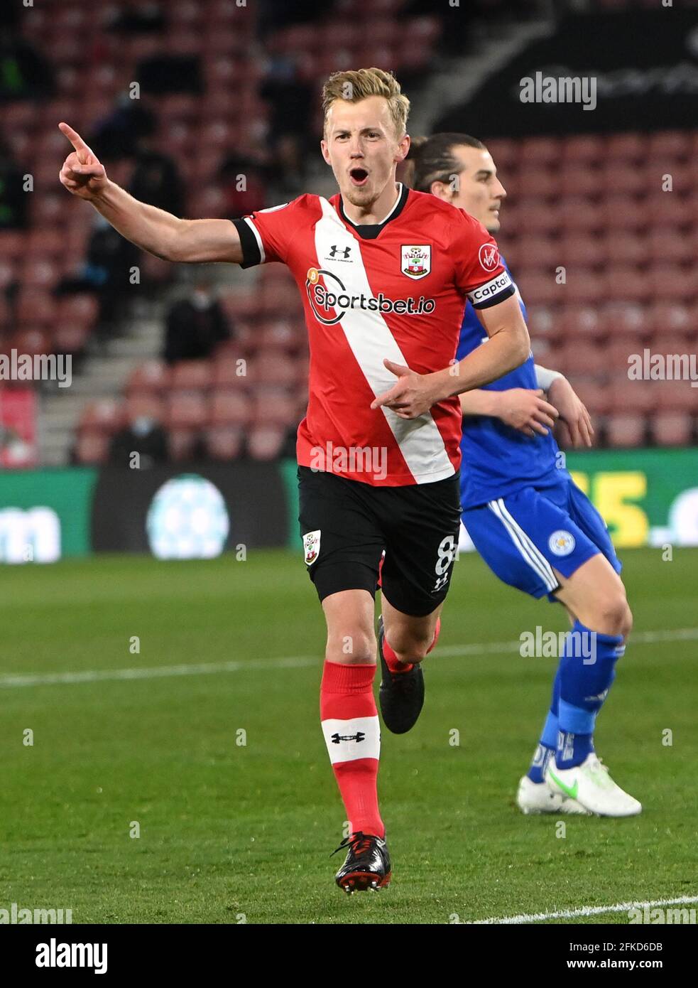 Southampton's James Ward-Prowse celebrates scoring their side's first ...