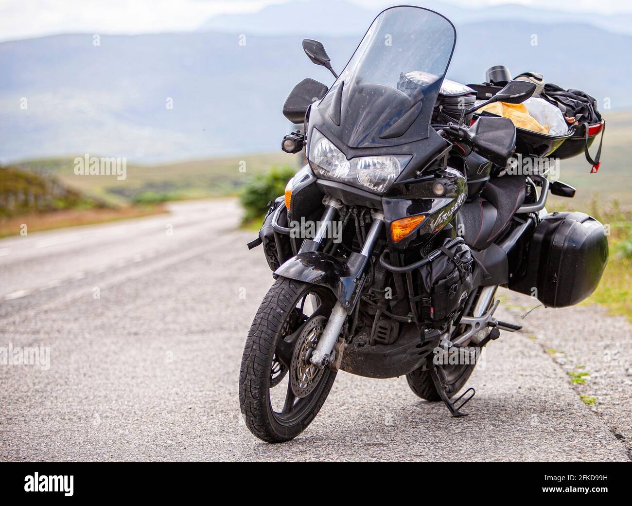 Motorbike side car on road hi-res stock photography and images - Alamy