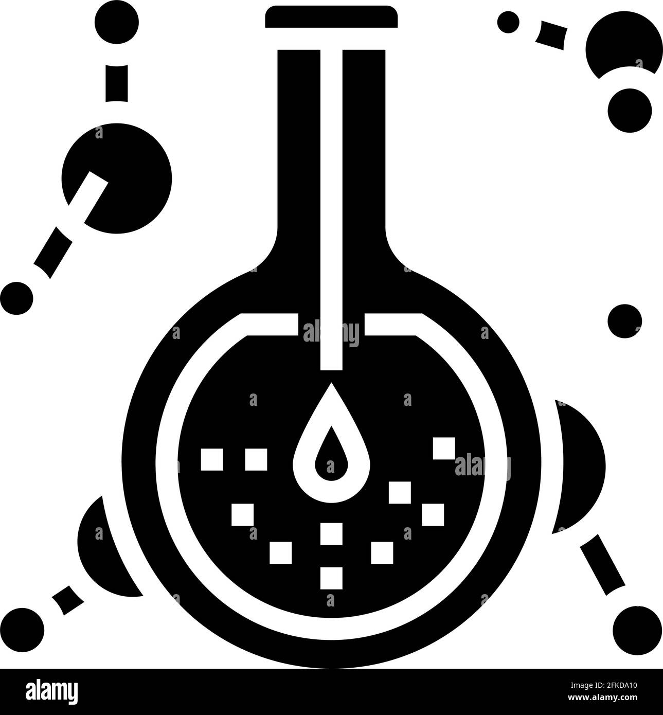 extract pharmaceutical production glyph icon vector illustration Stock ...