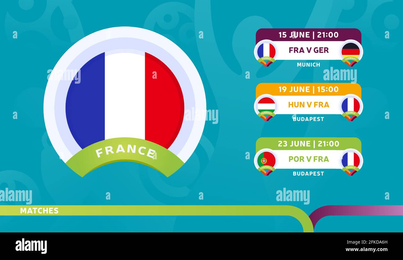 france national team Schedule matches in the final stage at the 2020 ...