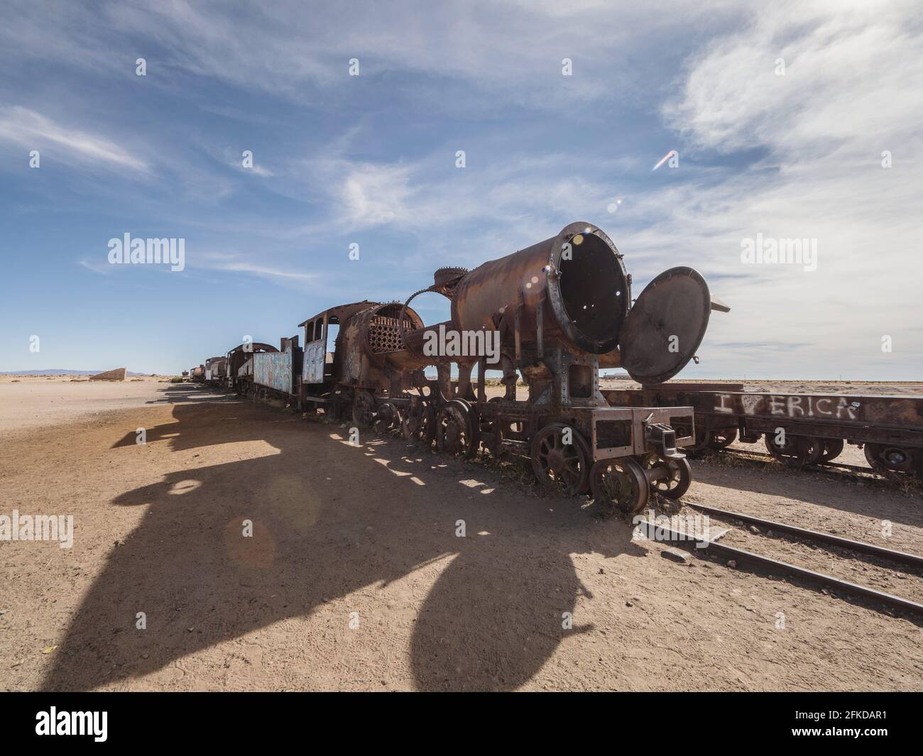 Old historic vintage retro abandoned forgotten train engine locomotive ...