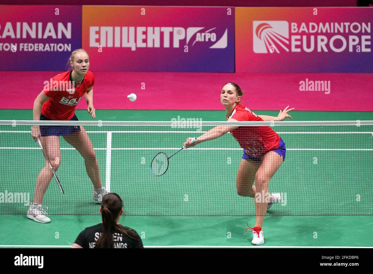 KYIV, UKRAINE - APRIL 30: Mette Poulsen of Denmark competes in her ...