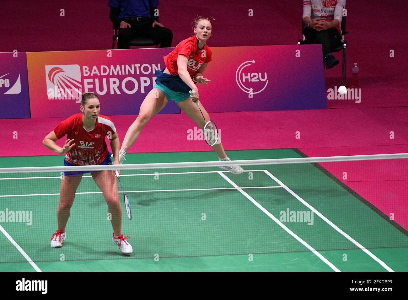 KYIV, UKRAINE - APRIL 30: Alexandra Boje of Denmark competes in her ...