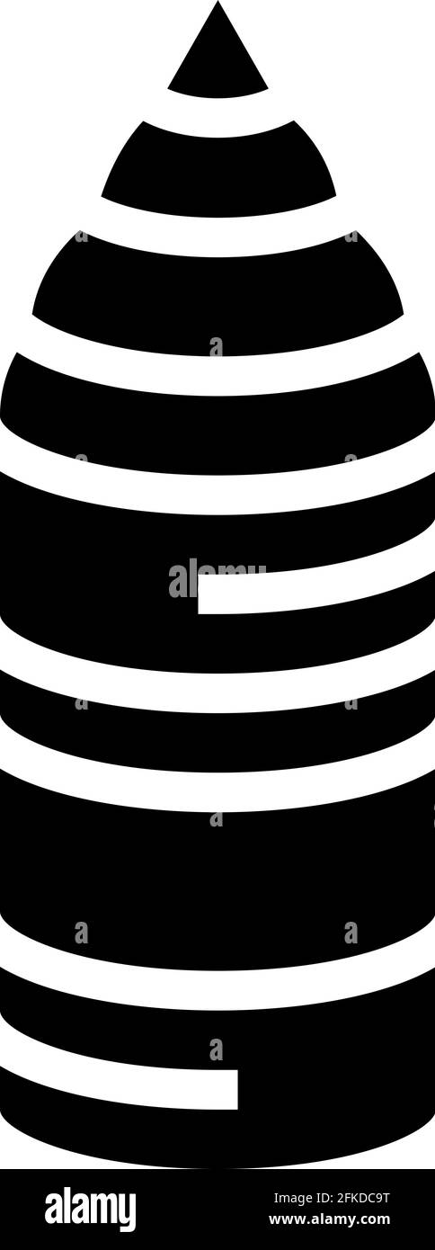 silicon material for semiconductor manufacturing glyph icon vector ...