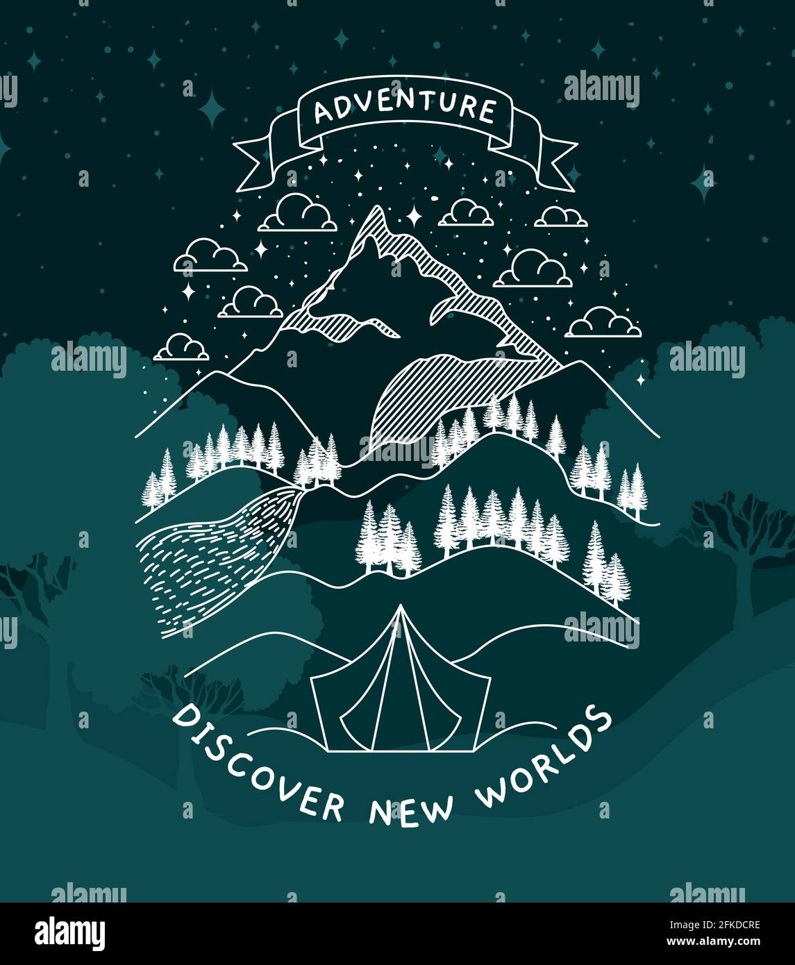 cute travel emblem Stock Vector Image & Art - Alamy