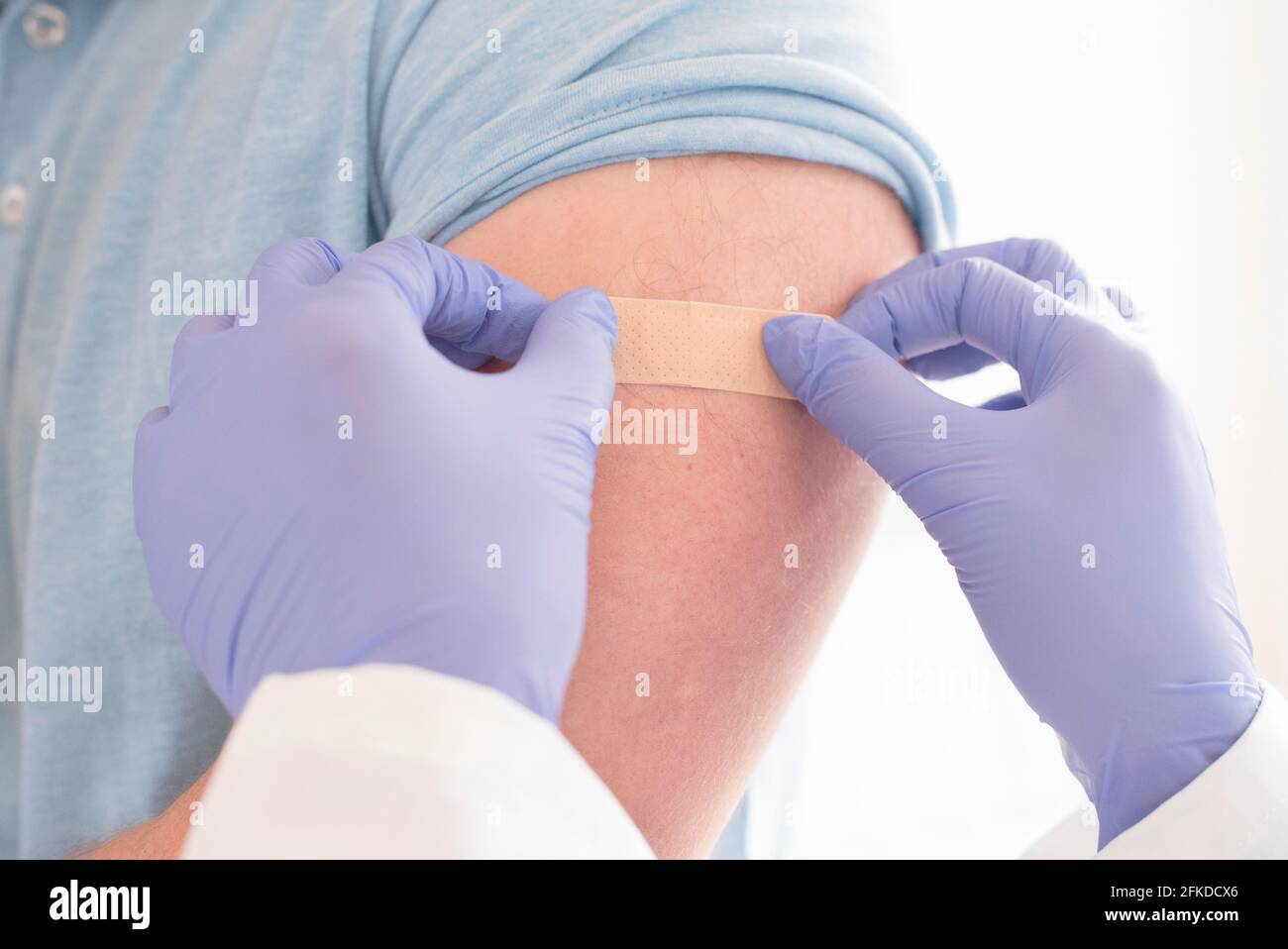 Applying Sticking Plaster Stock Photo Alamy applying-sticking-plaster-stock-photo-alamy