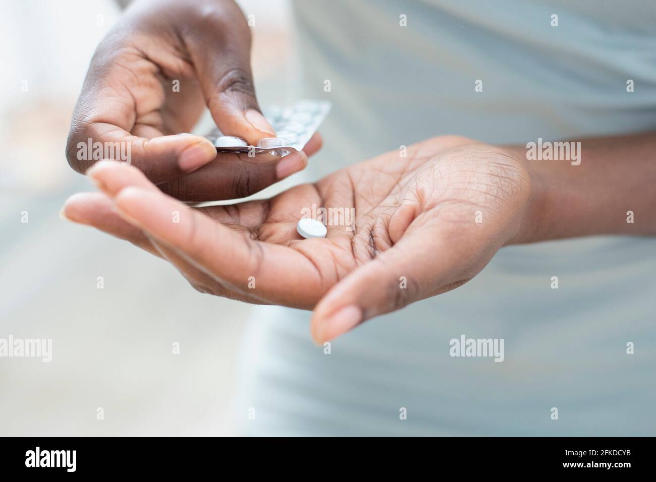 Woman medication hand hi-res stock photography and images - Alamy