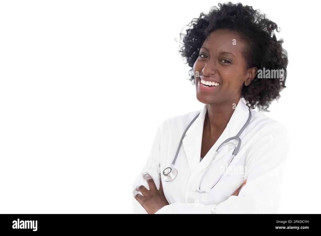 The doctor is smiling Cut Out Stock Images & Pictures - Alamy