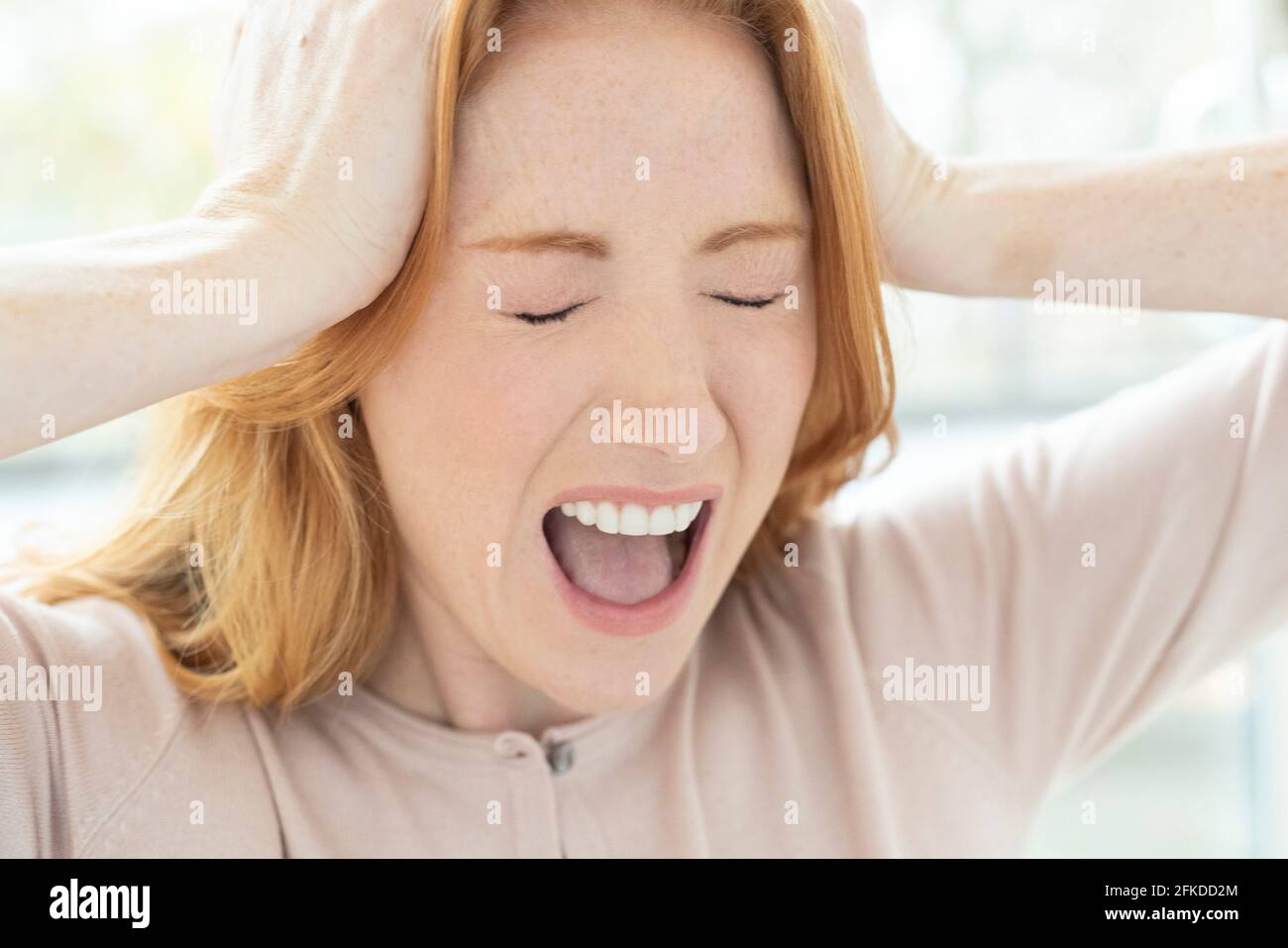 Adult frustrated hi-res stock photography and images - Alamy