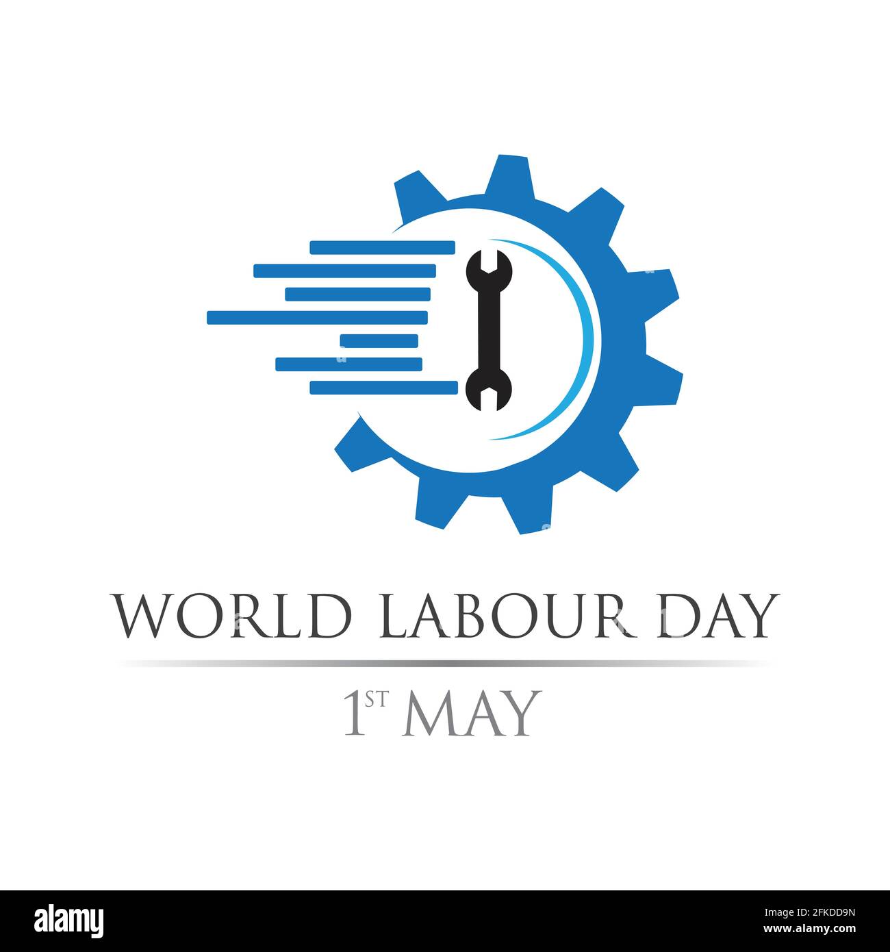 world labour day 1st of May logo vector illustration design template ...