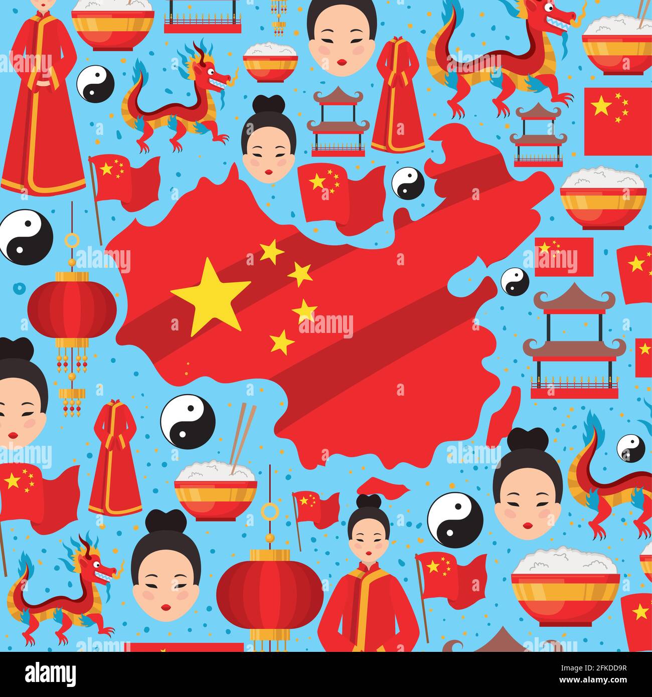 chinese country design Stock Vector Image & Art - Alamy