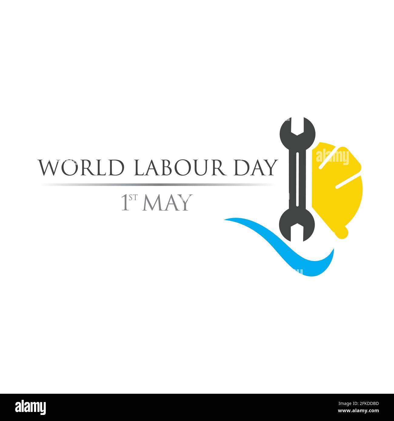 world labour day 1st of May logo vector illustration design template ...