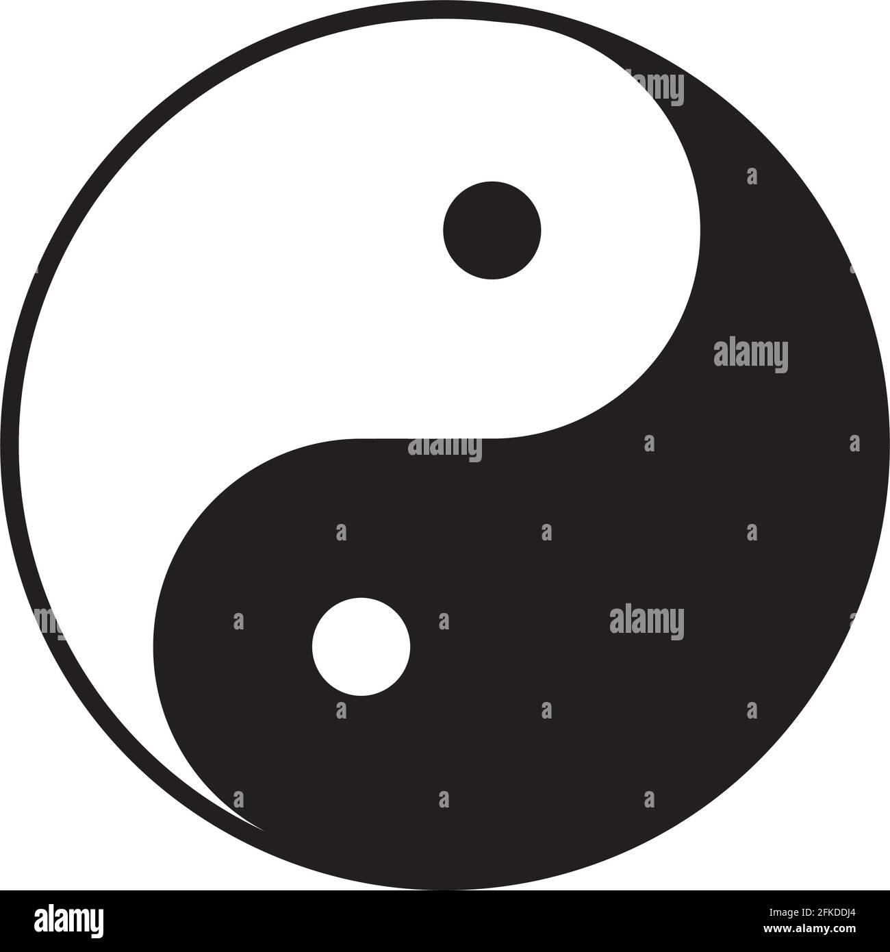 ying yang illustration Stock Vector Image & Art - Alamy