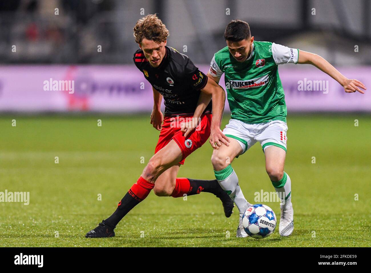 ROTTERDAM, NETHERLANDS - APRIL 30: Mats Wieffer of SBV Excelsior, Adnan ...