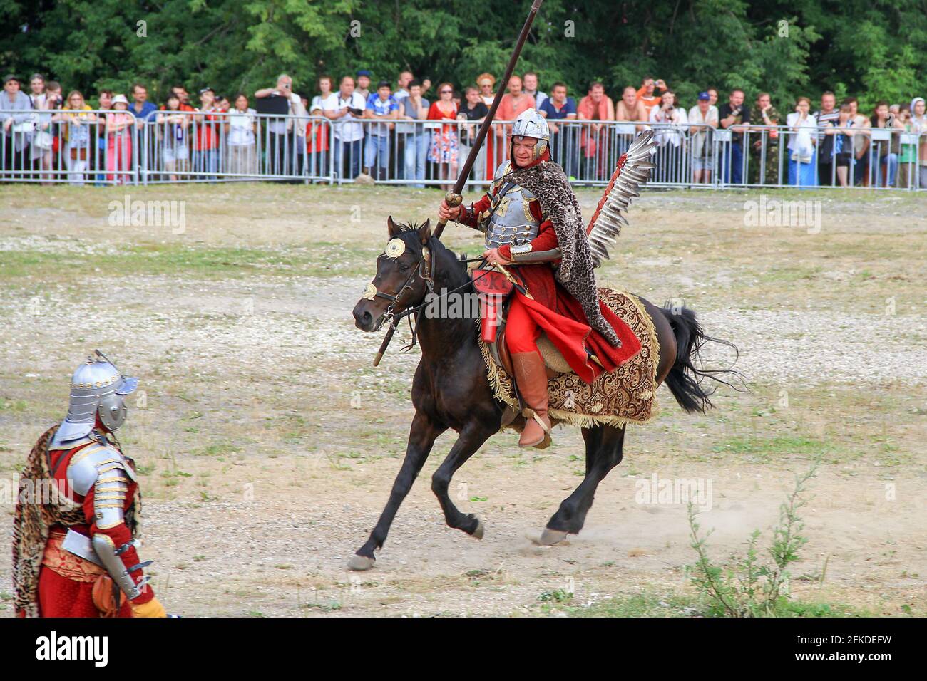 Russia. Moscow. Festival of Historical Reconstruction. Polish Winged ...