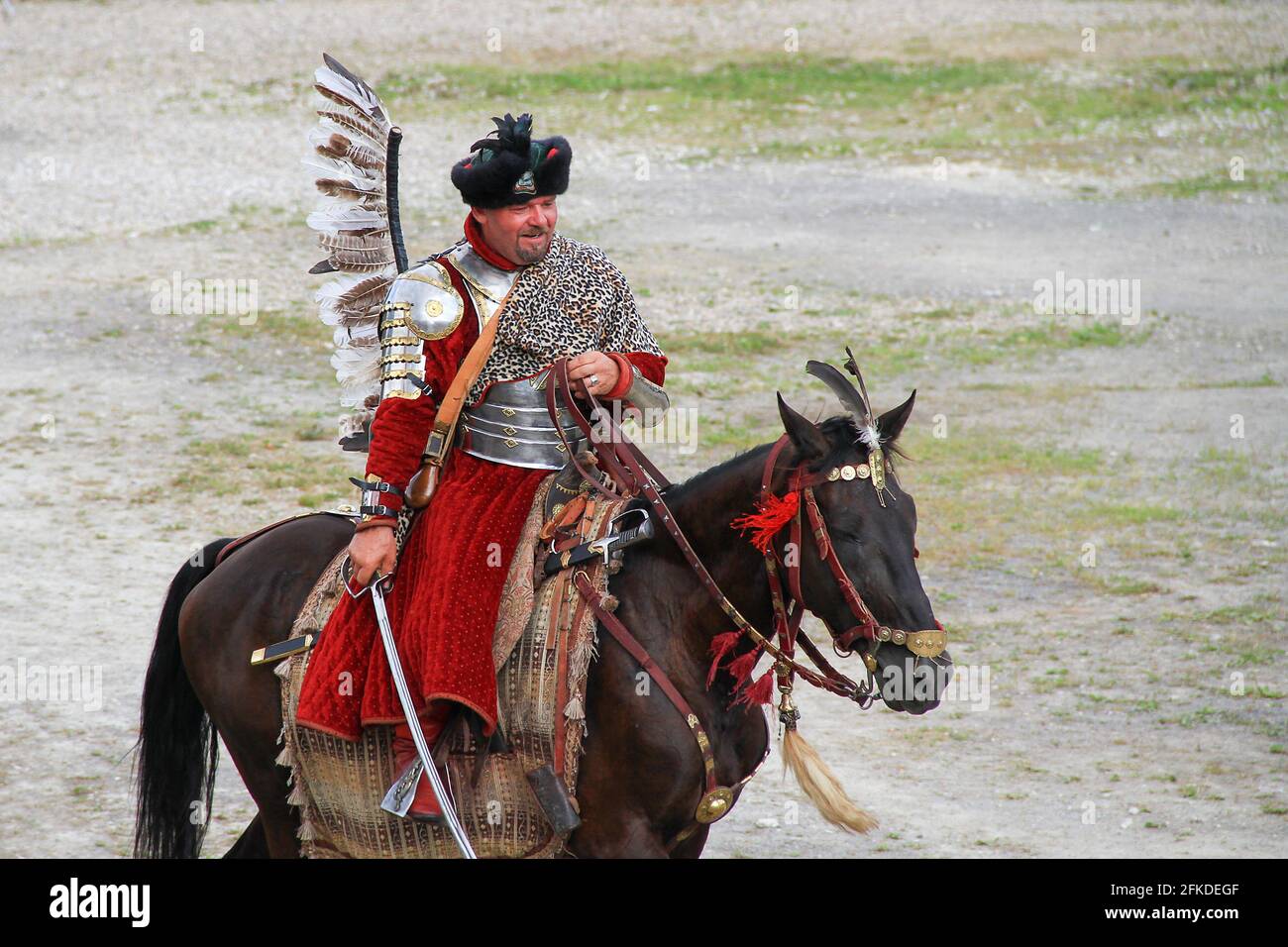 Russia. Moscow. Festival of Historical Reconstruction. Polish Winged ...