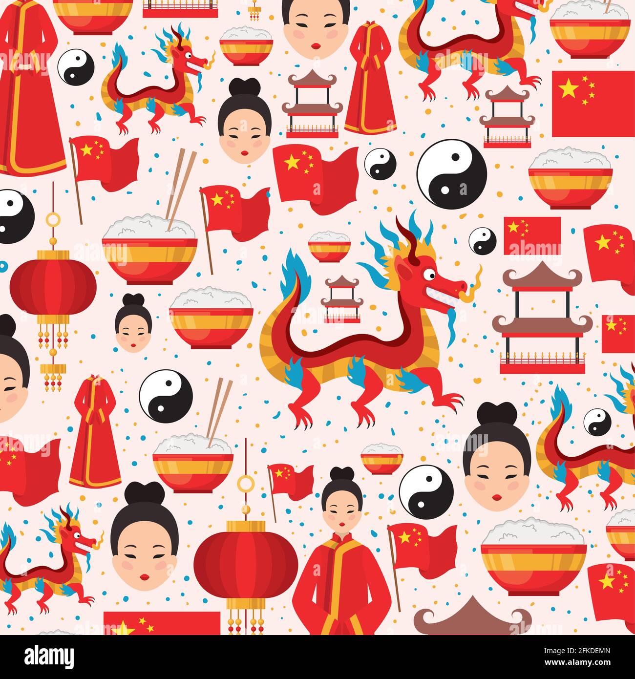 chinese icons set Stock Vector Image & Art - Alamy