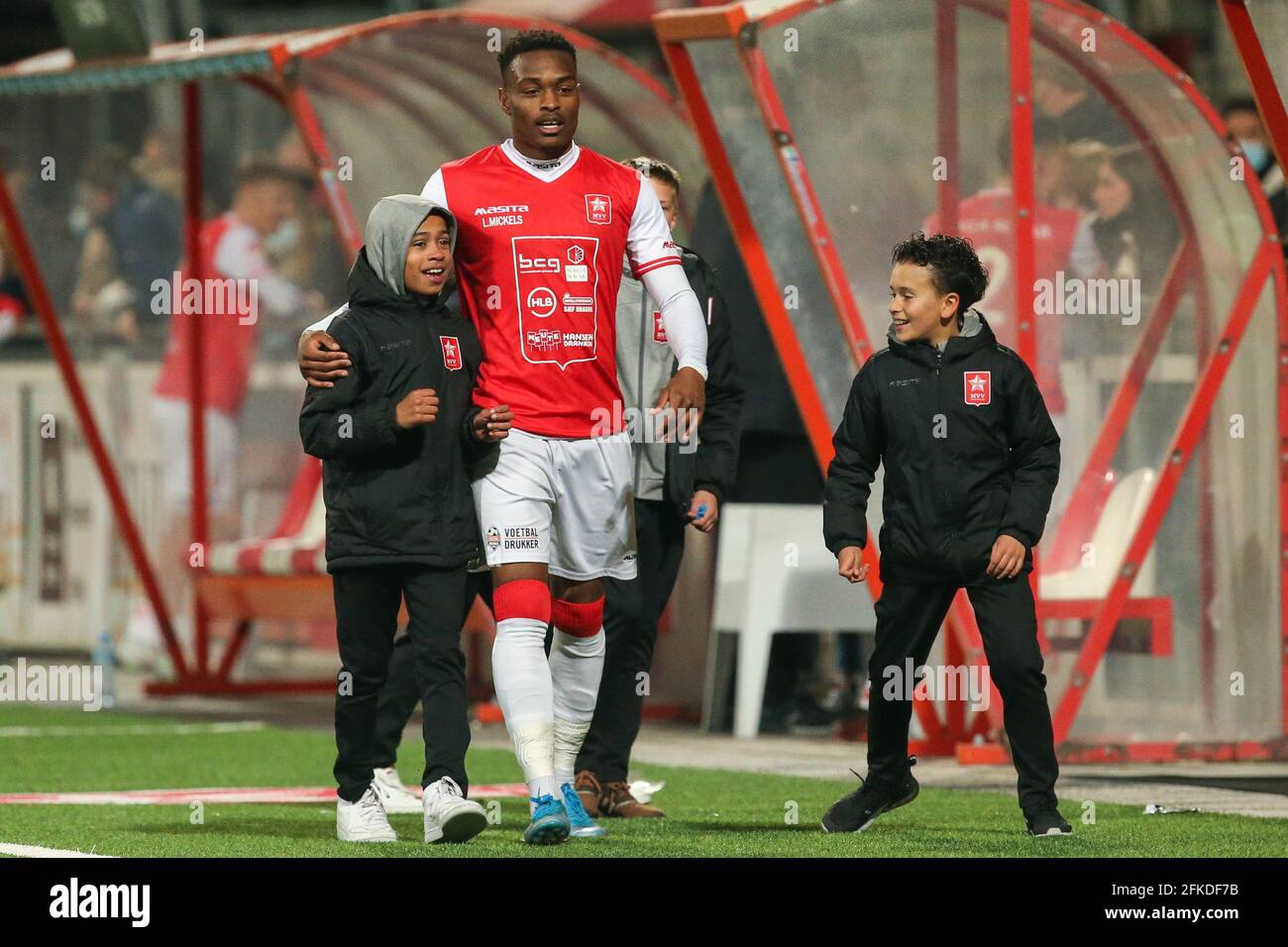 MAASTRICHT, NETHERLANDS - APRIL 30: Joy Lance Mickels of MVV during the ...