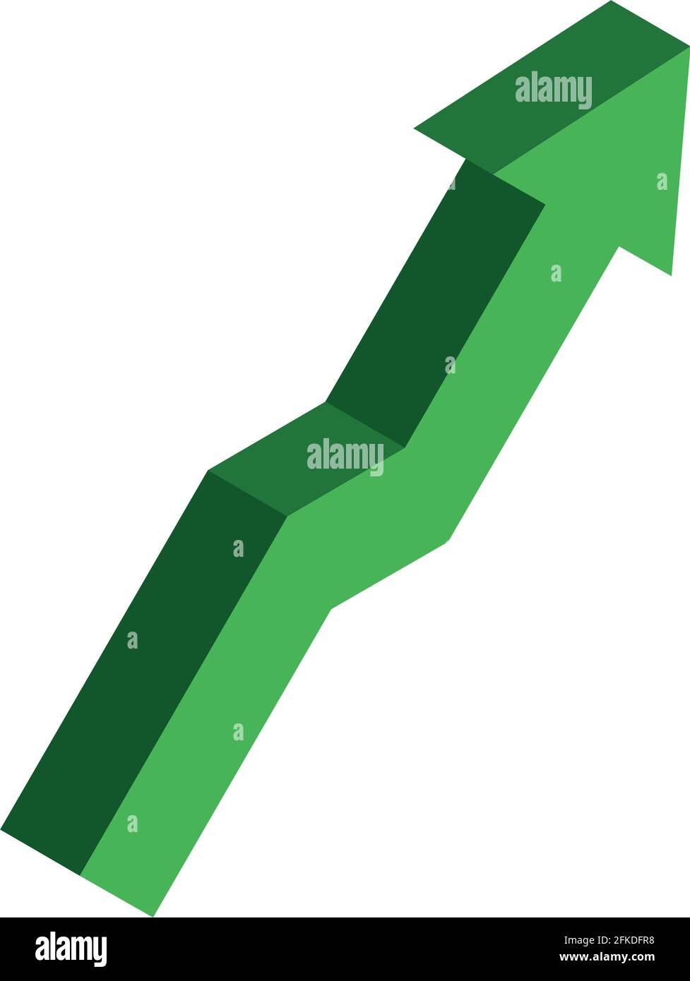 financial up arrow isometric Stock Vector Image & Art - Alamy