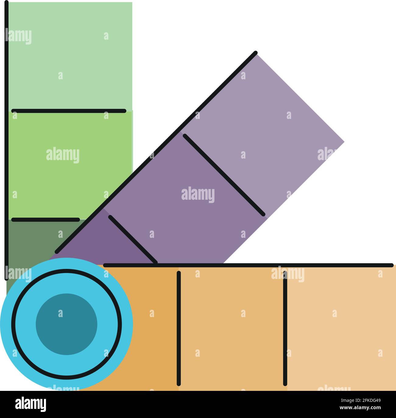 color swatch guide Stock Vector Image & Art - Alamy