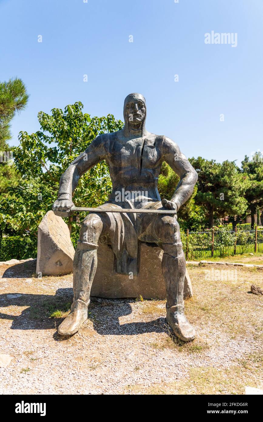 Memorial to Georgian heroes in the city of Gori, Georgia Stock Photo ...