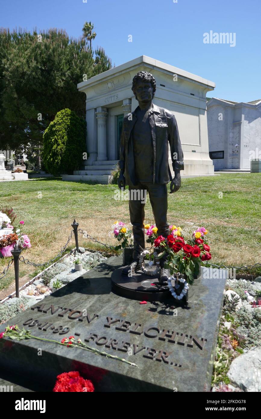 Los Angeles, California, USA 28th April 2021 A general view of atmosphere of actor Anton Yelchin ...