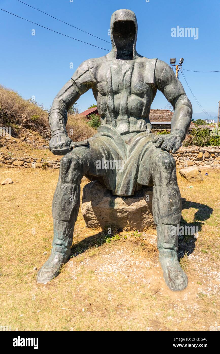 Memorial to Georgian heroes in the city of Gori, Georgia Stock Photo ...