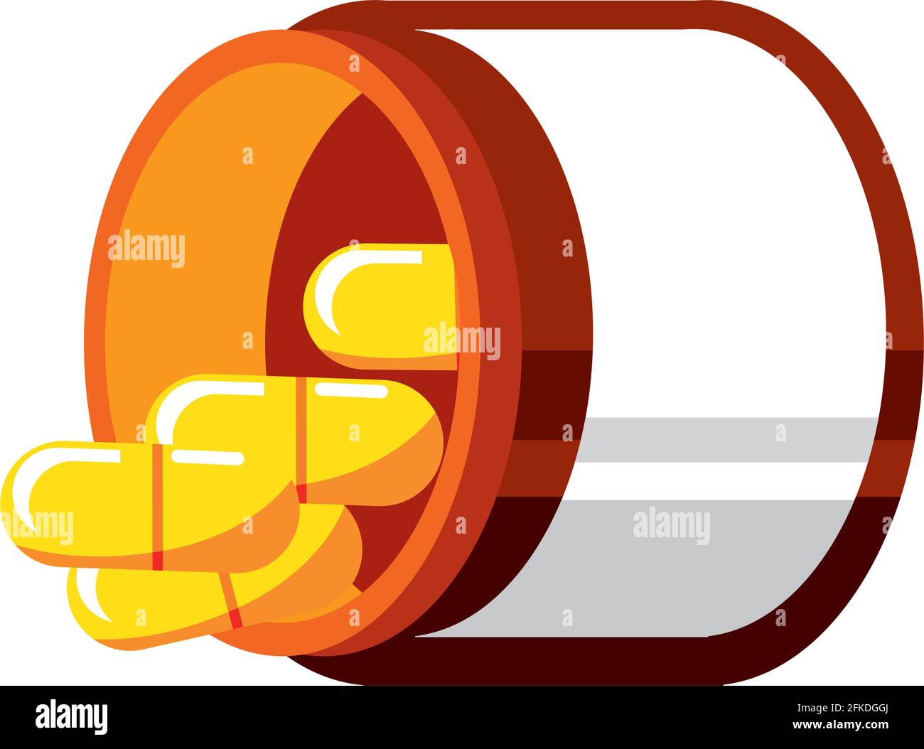 Pill capsule pouring Stock Vector Images - Alamy