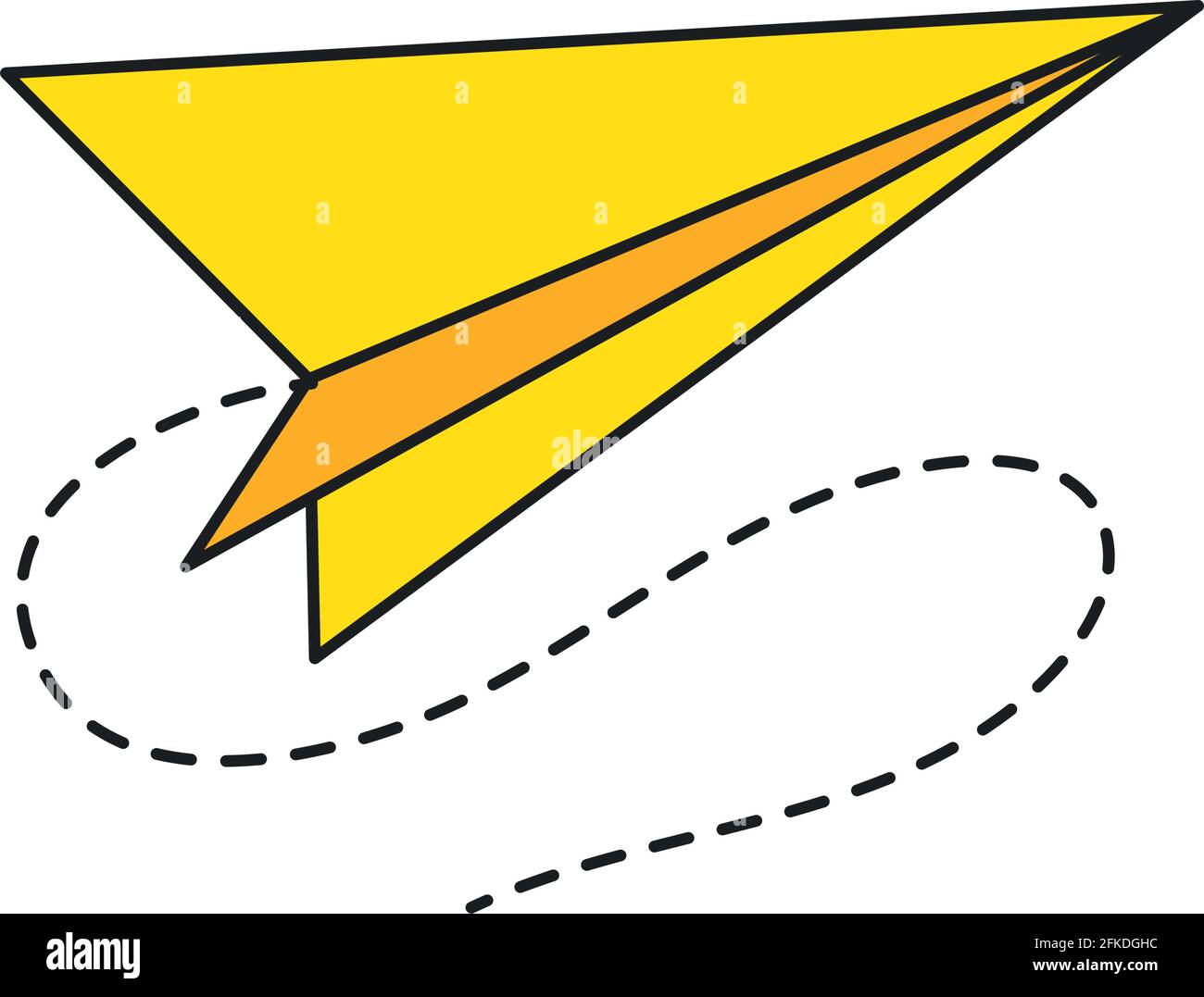 Flying Paper Plane Stock Vector Image Art Alamy flying-paper-plane-stock-vector-image-art-alamy