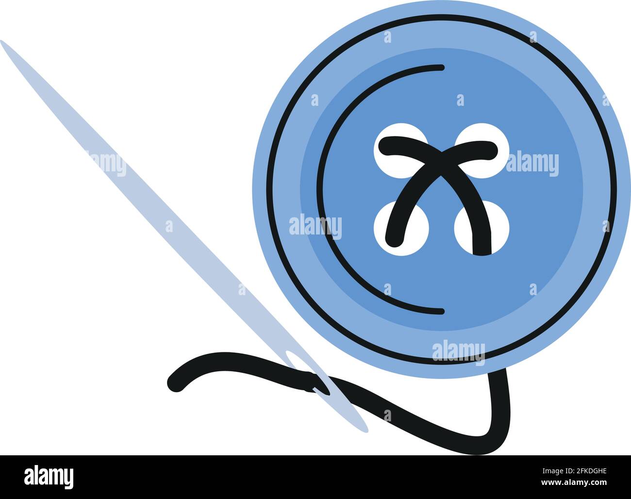 Buttonhole Stock Vector Images - Alamy