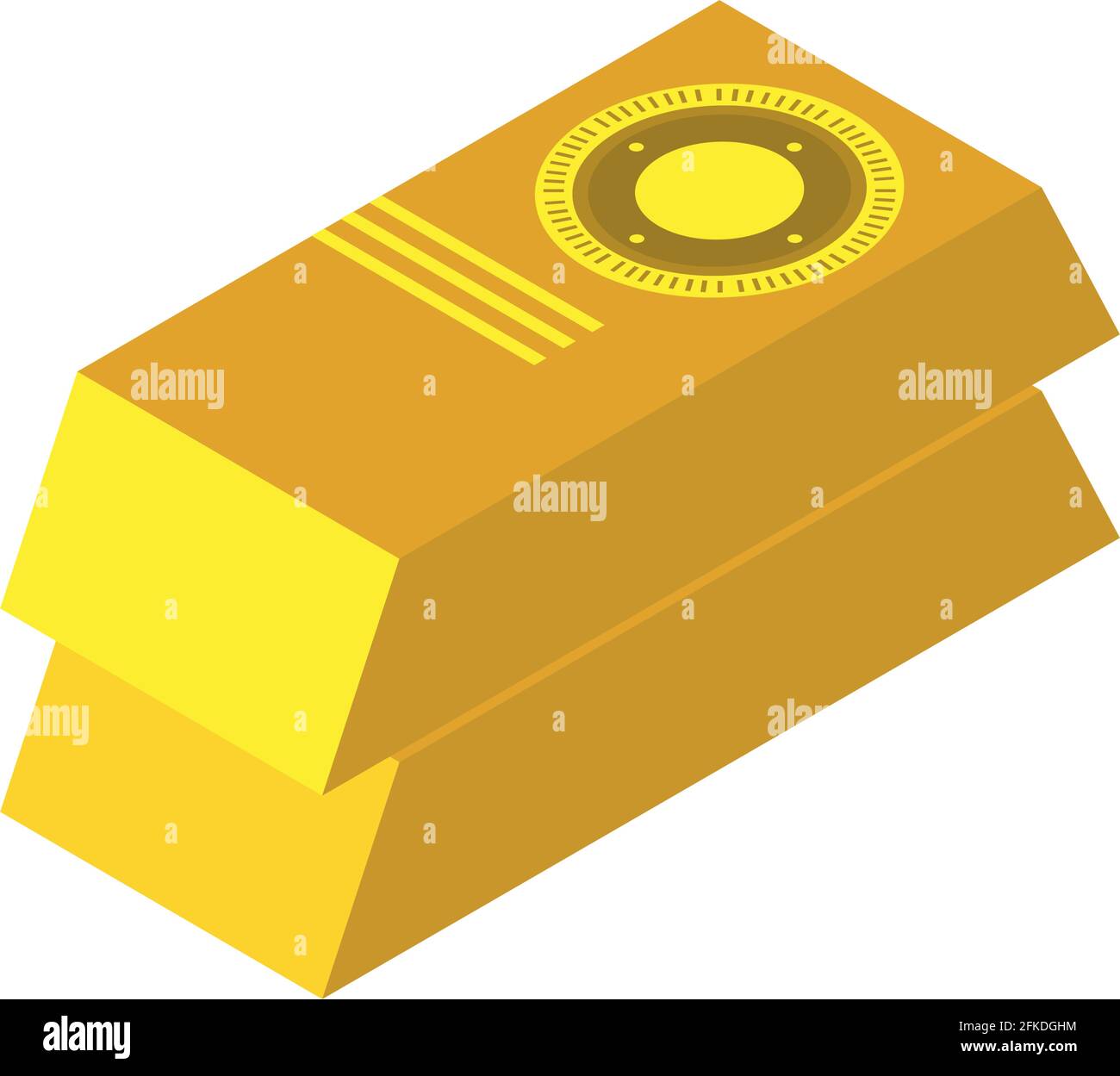 Stack treasure golden isometric Stock Vector Images - Alamy