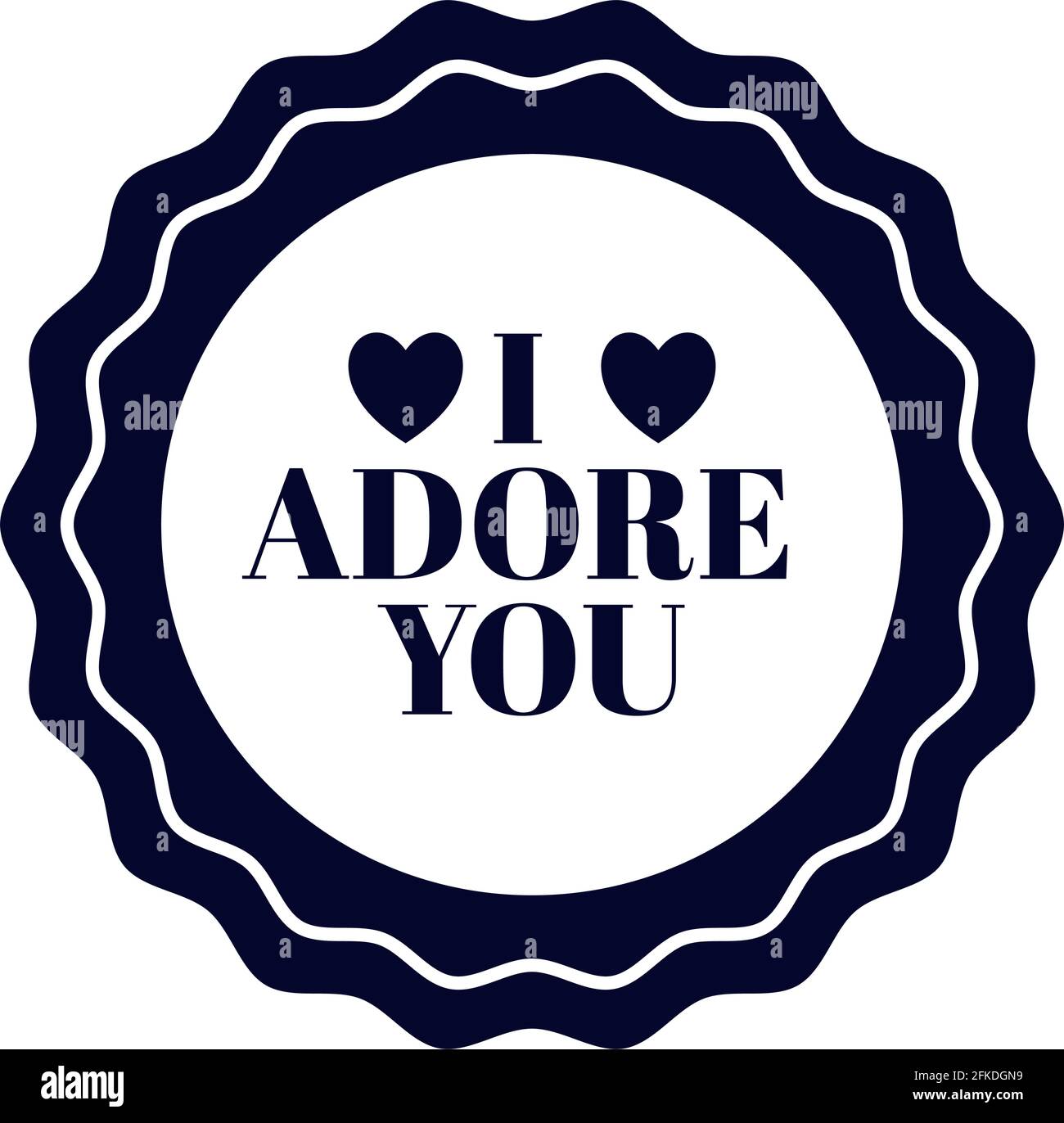 adore letters icon Stock Vector Image & Art - Alamy