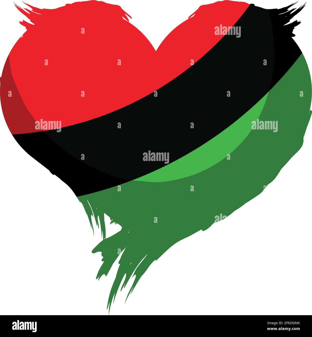 heart african flag Stock Vector Image & Art - Alamy